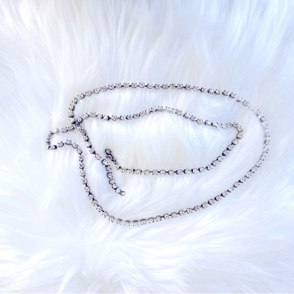 Accessories | Vintage Rhinestone Belt With Claw Closure | Poshmark